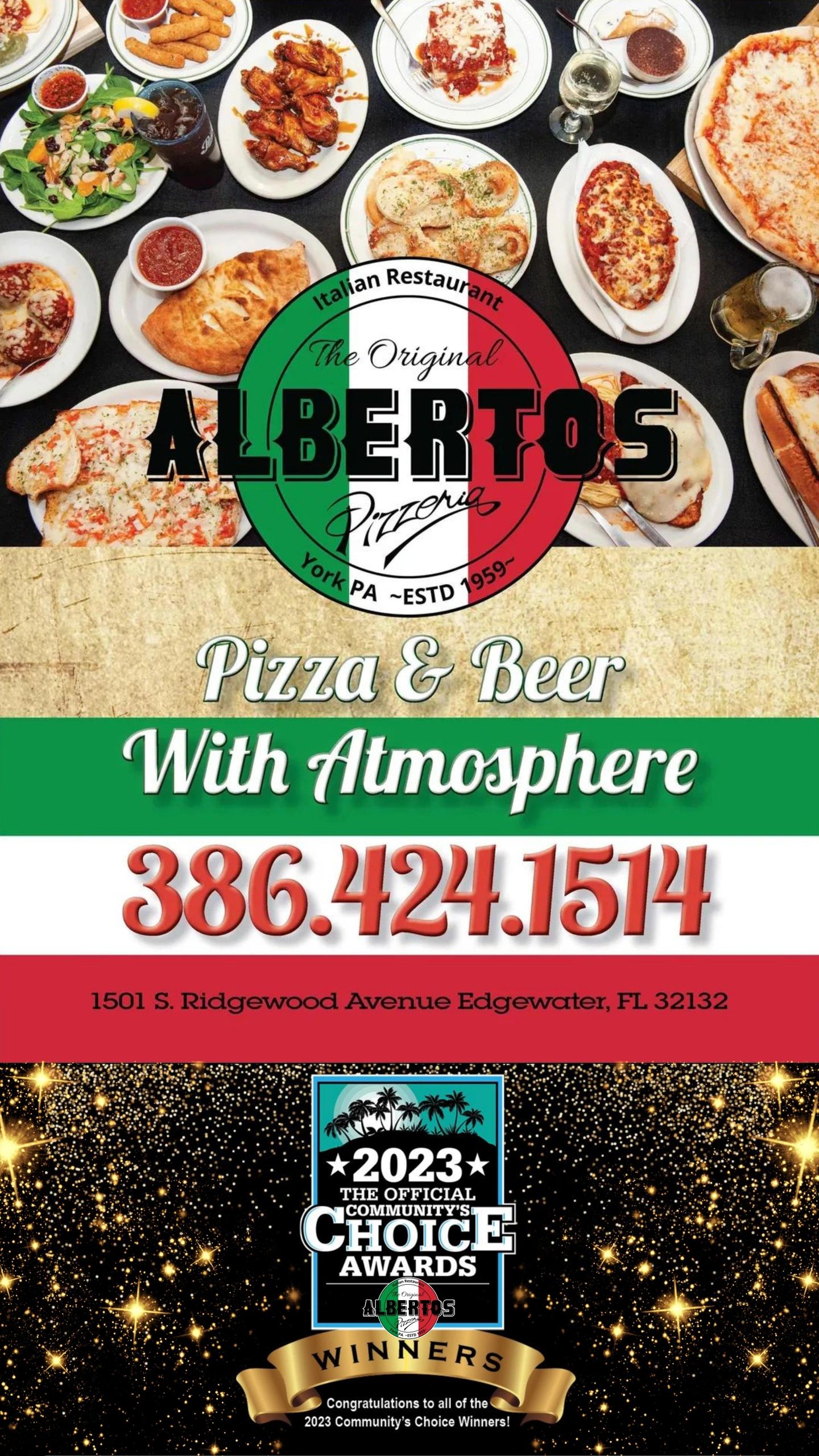 Alberto's pizza store